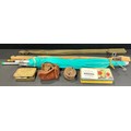Fishing - an Octopus Edgar Seeley split cane fishing rod with khaki ...