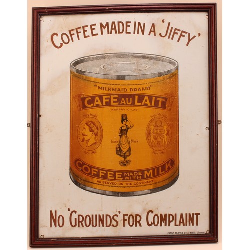 Advertising - an early 20th century rectangular pictorial enamel sign ...