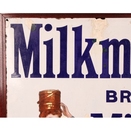 Advertising - an early 20th century rectangular pictorial enamel sign ...