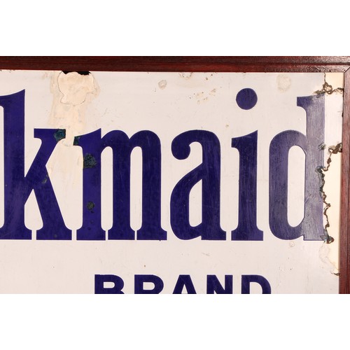 Advertising - an early 20th century rectangular pictorial enamel sign ...