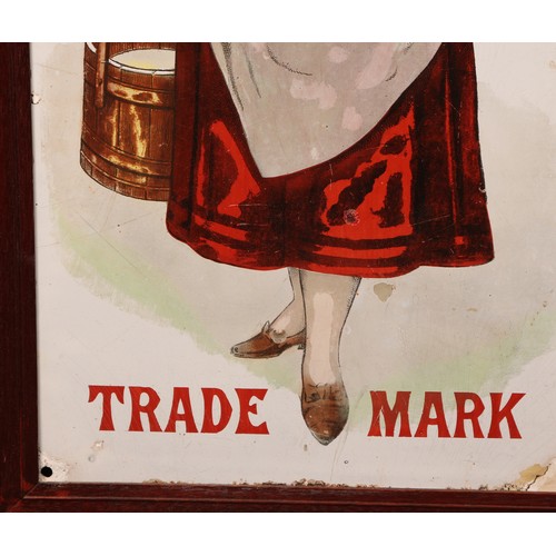Advertising - an early 20th century rectangular pictorial enamel sign ...