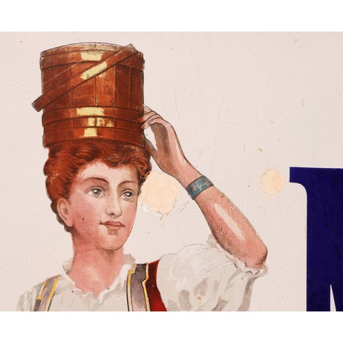 Advertising - an early 20th century rectangular pictorial enamel sign ...