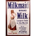 Advertising - an early 20th century rectangular pictorial enamel sign ...