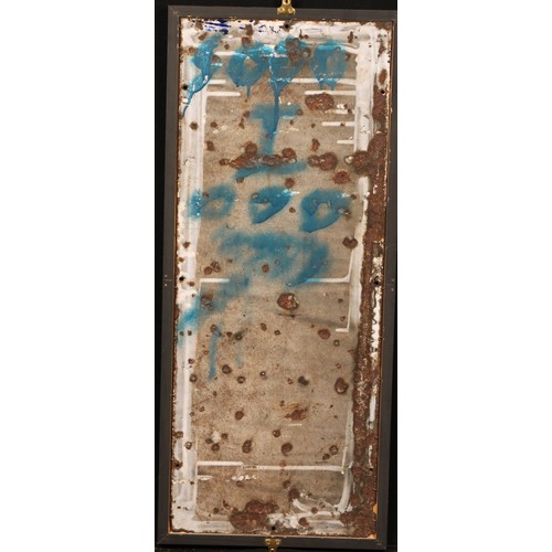 Advertising - an early 20th century rectangular pictorial enamel sign ...