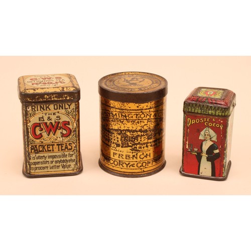 Advertising Tins - an early 20th century rounded rectangular sample tea ...