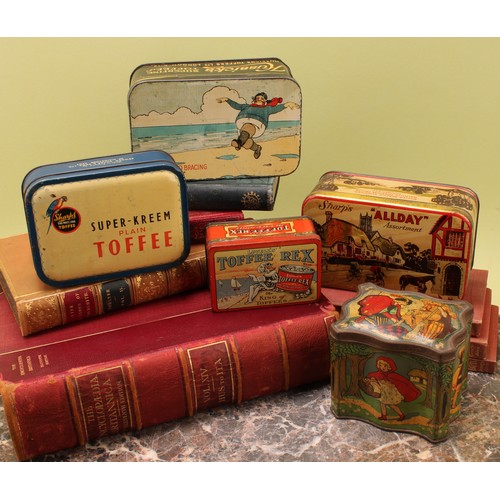 Advertising Tins - Confectionery - a rounded rectangular pictorial tin ...