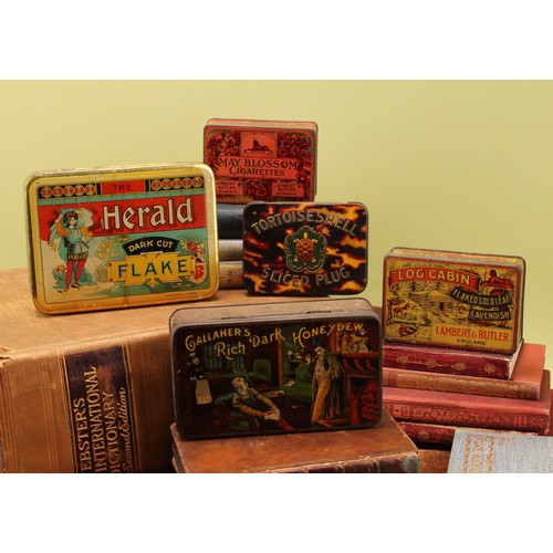 Advertising Tins - Tobacco - an early 20th century rounded rectangular ...