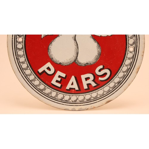 Advertising - an early 20th century circular pictorial enamel sign, of ...