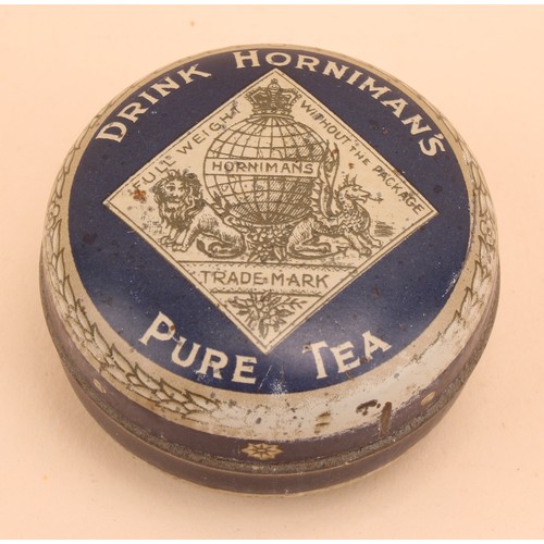 Advertising Tins - an early 20th century sample tea tin, Drink Horniman ...