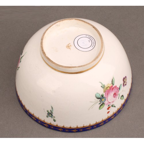 A rare Chelsea Derby breakfast bowl and saucer, painted by Edward ...