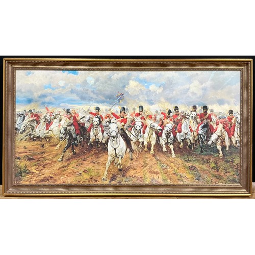 Elizabeth Thompson, Lady Butler (1846-1933), after, "Scotland Forever ...