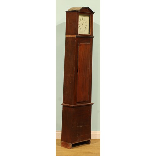 A 19th century mahogany longcase clock, 26.5cm dial inscribed E ...
