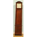 A 19th century mahogany longcase clock, 26.5cm dial inscribed E ...