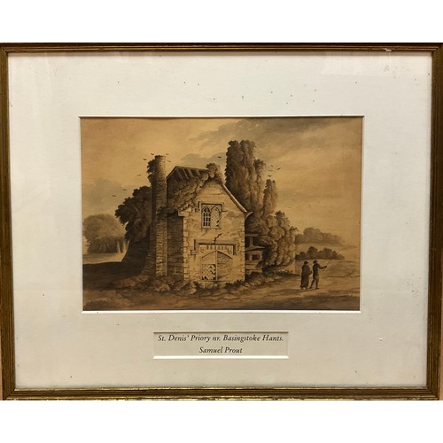 Samuel Prout (1783-1852) St. Denis’ Priory, nr. Basingstoke, Hants ...