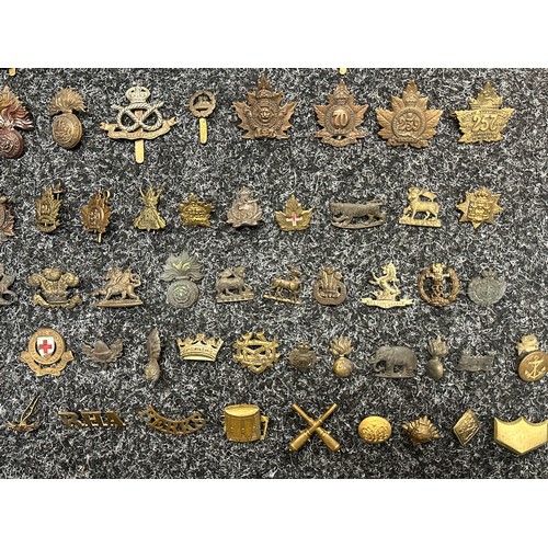 WW1 British Cap Badge collection to include WW1 Canadian cap badges and ...
