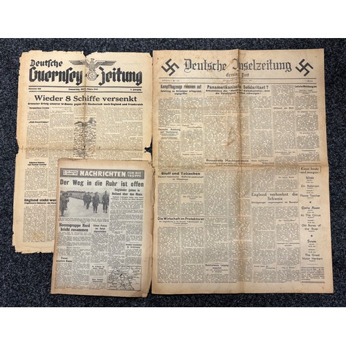 Unusual & rare WW2 British Channel Islands Occupation collection, to ...