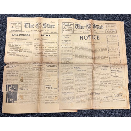 Unusual & rare WW2 British Channel Islands Occupation collection, to ...