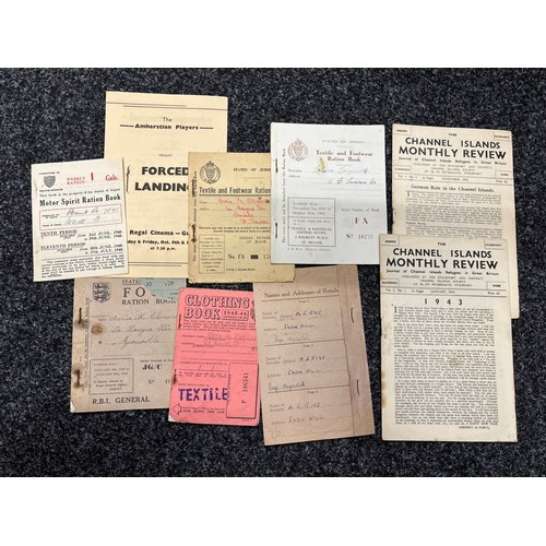 Unusual & rare WW2 British Channel Islands Occupation collection, to ...