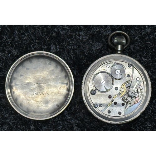 WW2 British RAF Observers/Navigators Pocket Watch with white dial and ...