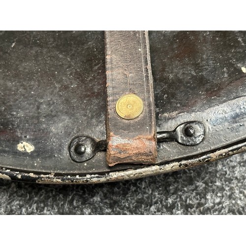 Rare British Police Gladstone Riot Shield with maker plate "THE LAW ...