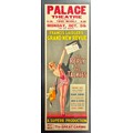 Music Hall & Variety - an Art Deco pictorial poster or bill, Palace ...