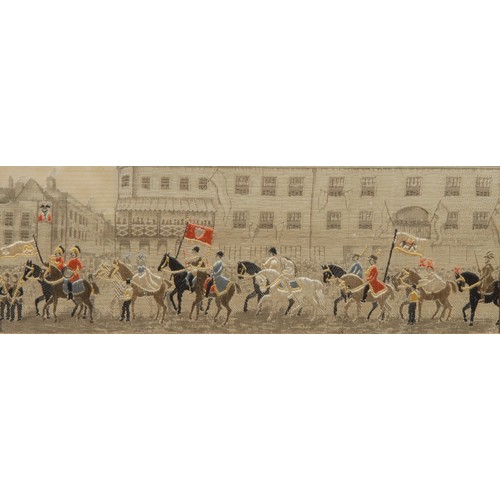 An early 20th century Stevengraph, The Lady Godiva Procession [Coventry ...