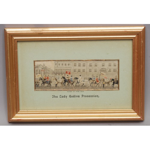 An early 20th century Stevengraph, The Lady Godiva Procession [Coventry ...
