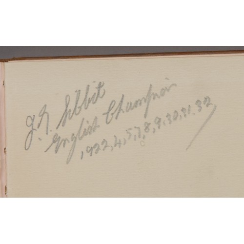 Sports Memorabilia - Cycling - an early 20th century autograph book ...