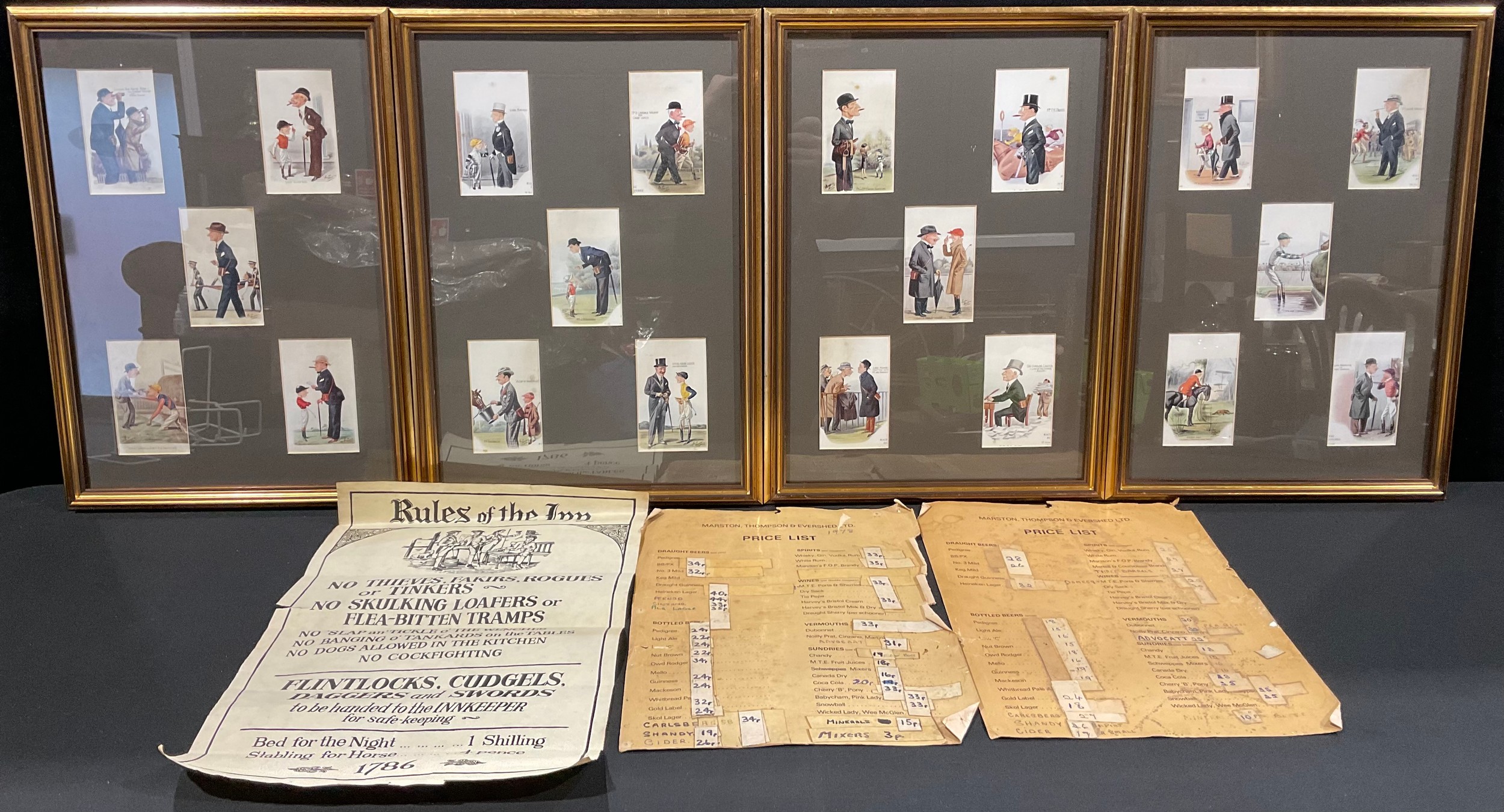 After Peter Ronald 'The Tout' Buchanan (1870-1950), a set of four ...