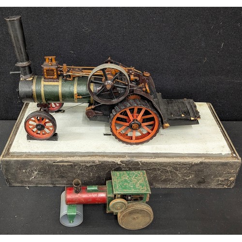 An early/ mid 20th century scratchbuilt live steam traction engine ...