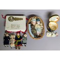 A Fairylite "From Paris to London" miniature hat box containing a ...