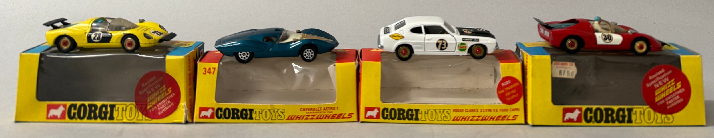Corgi Toys - 303 Roger Clark's 3 Litre V.6. Ford Capri, white body with ...