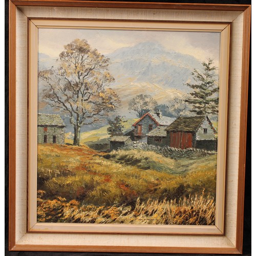 Rex N. Preston (British, bn. 1948) Farm Nr. Skelwith Bridge signed ...
