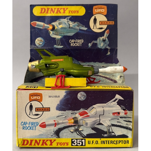 Dinky Toys - 351 U.F.O. Interceptor, cap-fired rocket, direct from ...