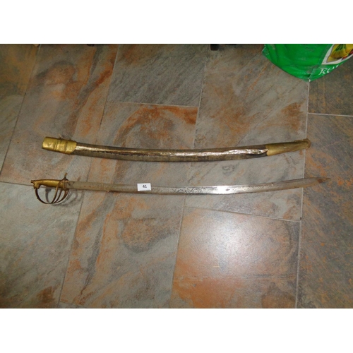 Vintage Sword in Sheath