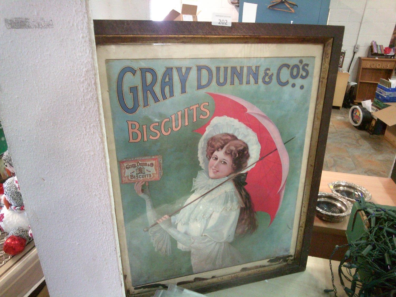 Gray Dunn And Co Original Biscuit Advertisement (21x26")