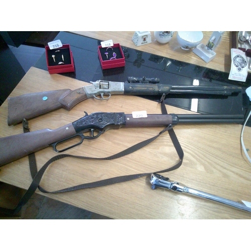2 Vintage Cowboy Rifles