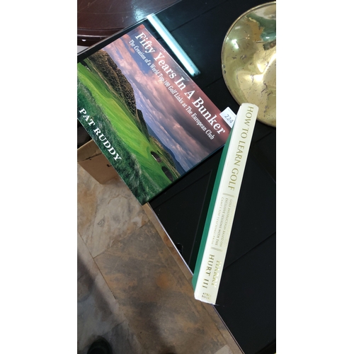 Pair of illustrated golf reference books: Pat Ruddy’s “Fifty Years in a ...