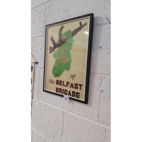 Framed colour lithograph propaganda print reading “Join the Volunteer ...
