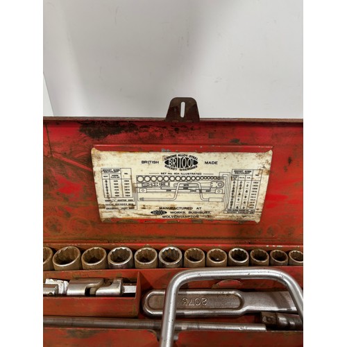 Vintage Britool chrome alloy steel socket set Condition. Used