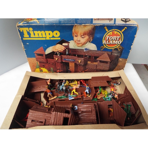 Vintage TIMPO 'Fort Alamo' Set with Figures [T7]
