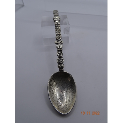 Solid Silver New Zealand Spoon (F)