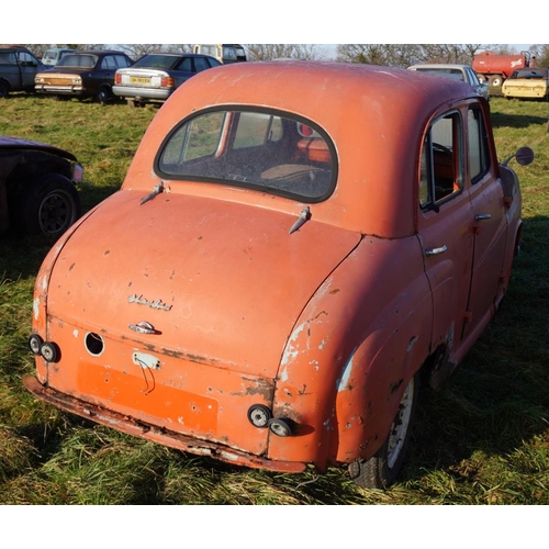 Austin A30 4dr. No docs, c/w spares