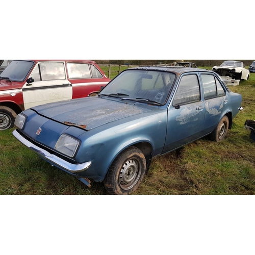 Vauxhall Chevette L 5dr saloon. 1980. 1356cc. Reg. JBU 546V. V5, 1256cc