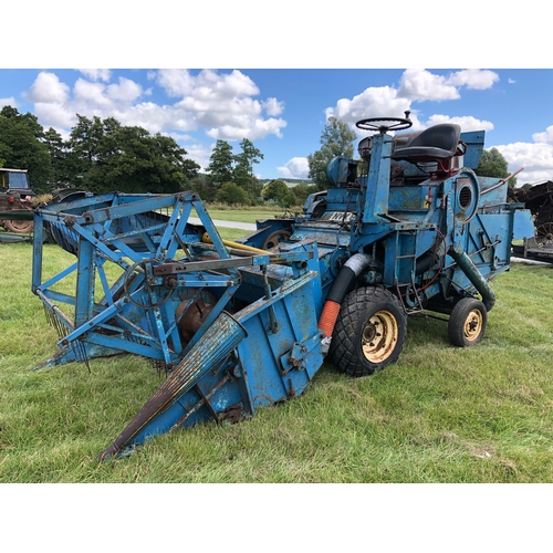 Wintersteiger combine harvester. Hydrostatic drive. 1973. Reg. NVX 861M. V5
