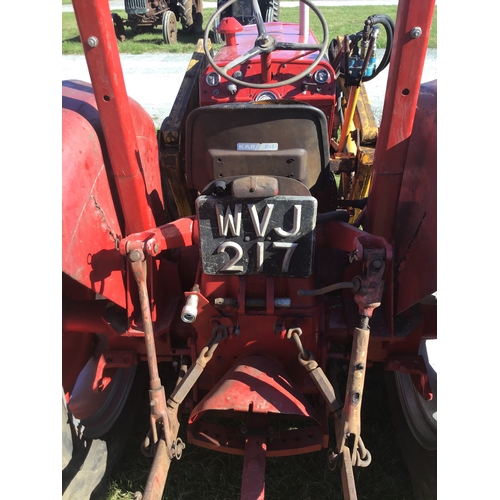 International B275 tractor, with loader and bucket, runs and drives ...