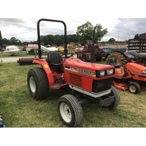 Port Agri Cutlass topper Shibaura 533H compact tractor, roll bar ...