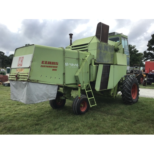 Claas Senator 85 combine. 10ft header and trolley. Reg. BAD 650T