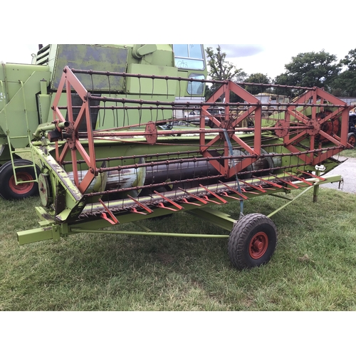 Claas Senator 85 combine. 10ft header and trolley. Reg. BAD 650T