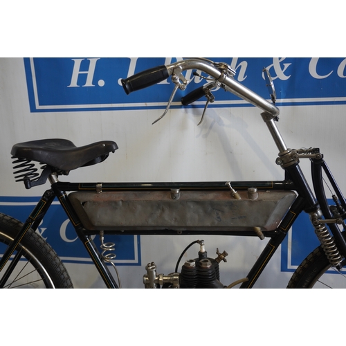 An extremely rare 1910 Humber 200cc four stroke lightweight with ...